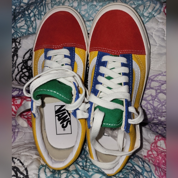 Vans | Shoes | Primary Color Vans | Poshmark
